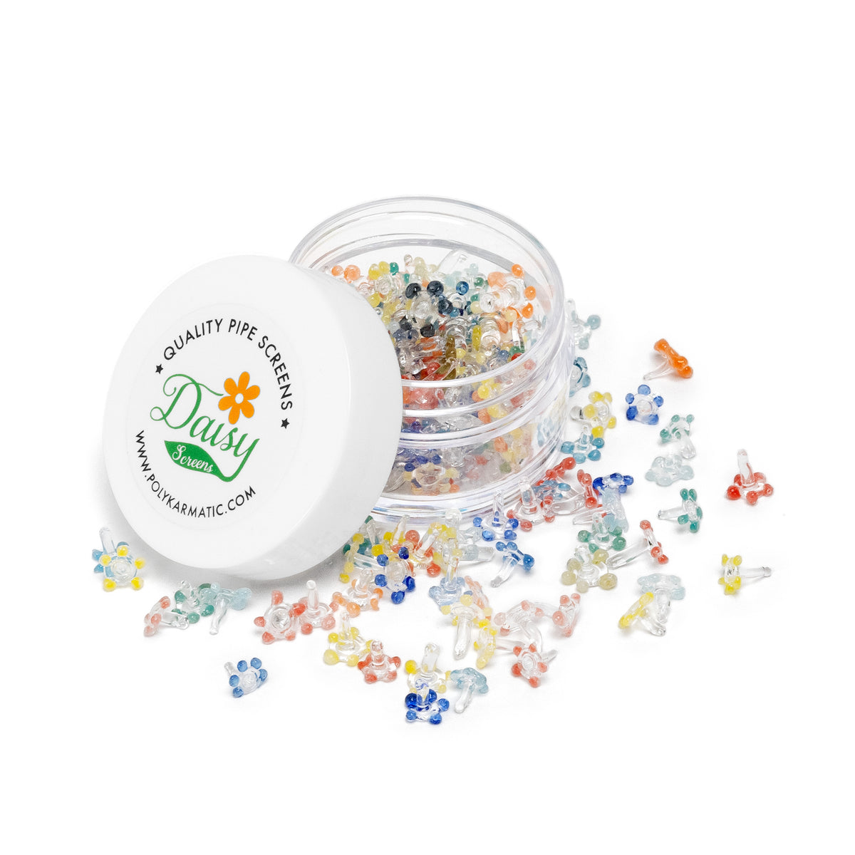 Daisy Glass Screens for Pipes (100ct) – Polykarmatic